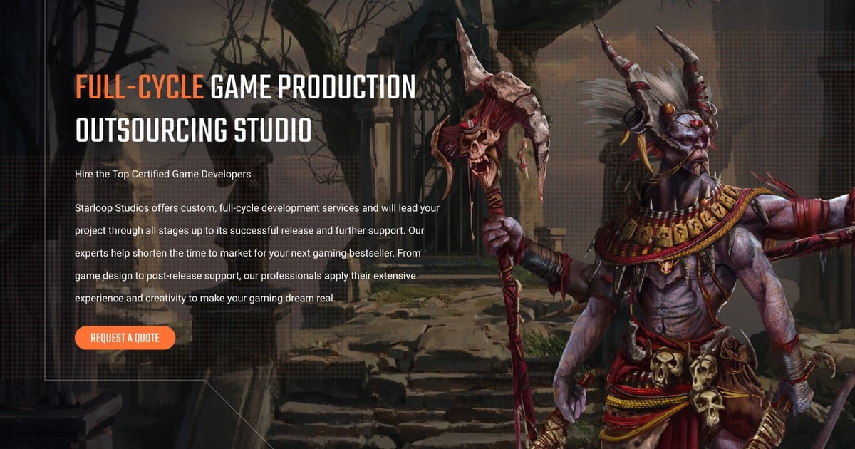 Full Cycle Game Development Services & production Starloop Studios