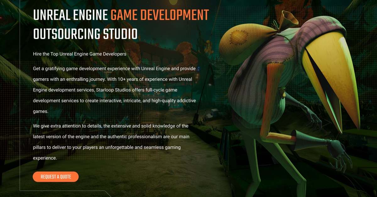 Unreal Engine Game Development Services Company - Starloop Studios developers