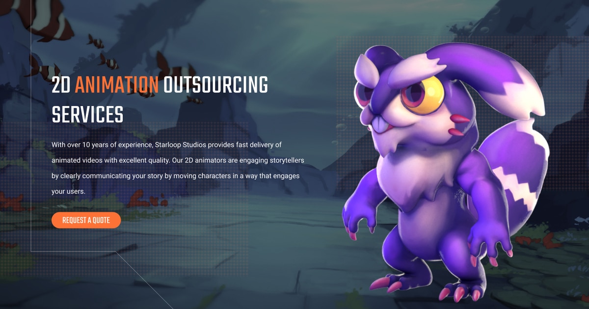 2D Animation Outsourcing Services - Starloop Studios